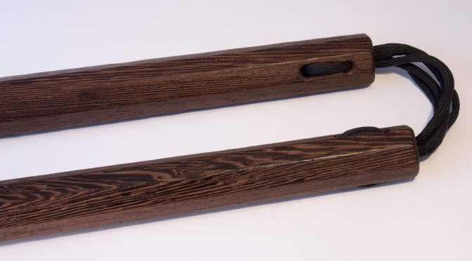 Custom Nunchaku in Wenge - Seaholme Woodworks